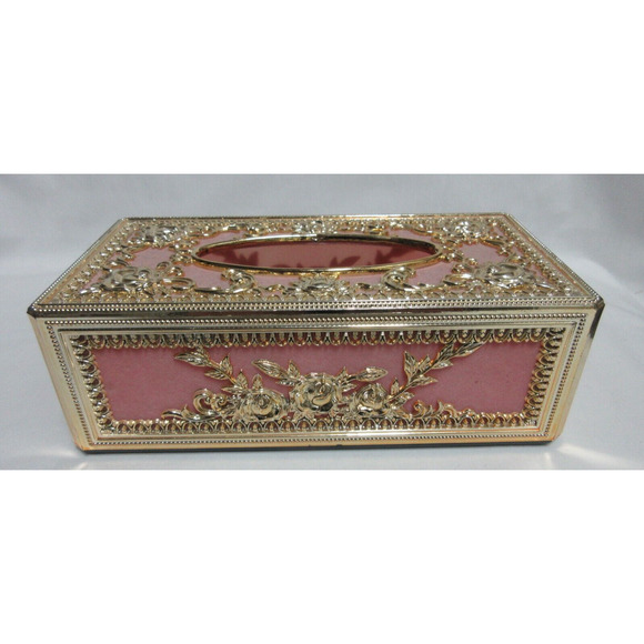 UNBRANDED | Bath | Vtg Mid Century Hollywood Regency Ornate Gold Roses ...